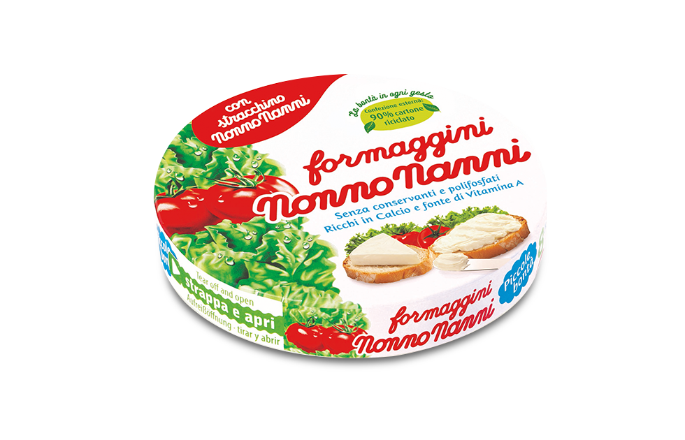 Processed Cheese Wedges no Polyphosphates and Preservatives | Nonno Nanni